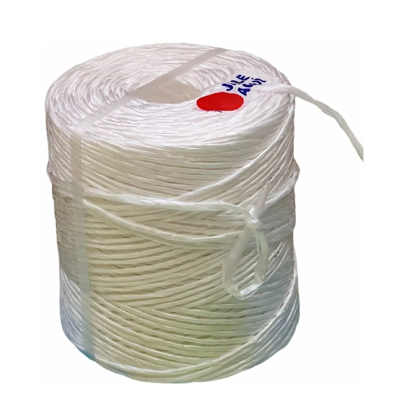 Rafia torsida blanca 075 calibre 740 MT por KG tension a la roptura 42KG material virgen bobina ...